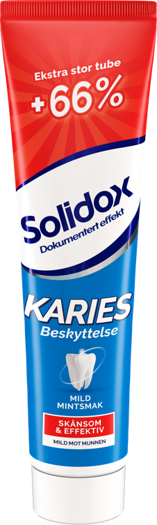 SOLIDOX TANNKREM Kariesbeskyttelse 125ml - Kassalapp®